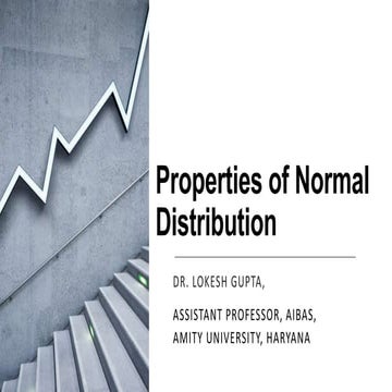 Properties of Normal Distribution | PPT