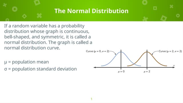 The Standard Normal Distribution | PPTX