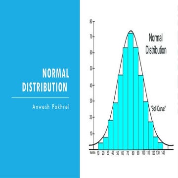 The normal distribution, also called the Gaussian distribution | PPTX