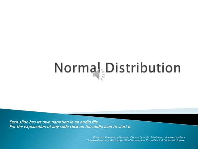 STATISTICS: Normal Distribution | PPTX | Physics | Science