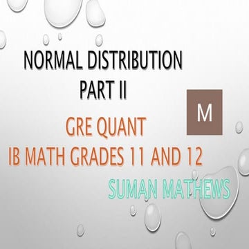 Normal distribution problems iI (mathmadeeasy.co) | PPTX | Video Production | Content Production