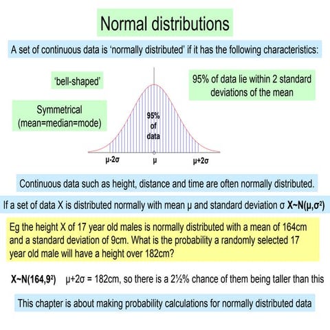 A Level Mathematics Normal distributions.ppt