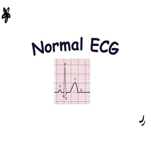 NORMAL ECG.pdf helps to study with ecg and heart | PDF