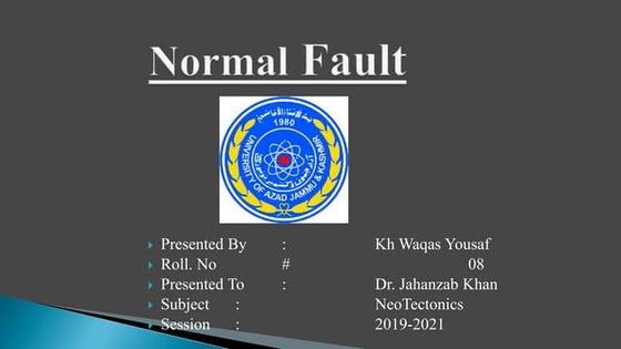 Faults | PPT