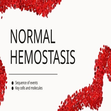 Normal hemostasis pdf from robbins download free | PPTX