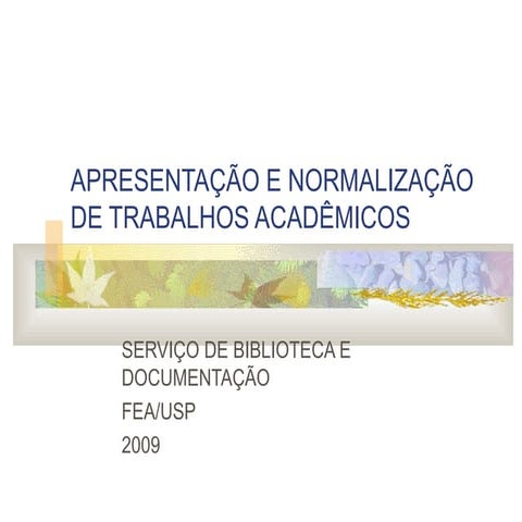 ABNT - Normas da ABNT. Slides explicativos | PDF
