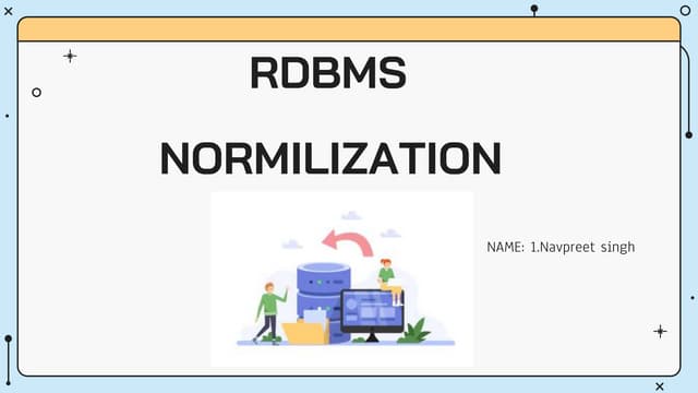Database Normalisation | PPTX