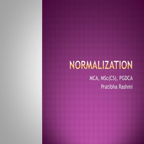 Normalization Pdf Databases Computer Software And Applications