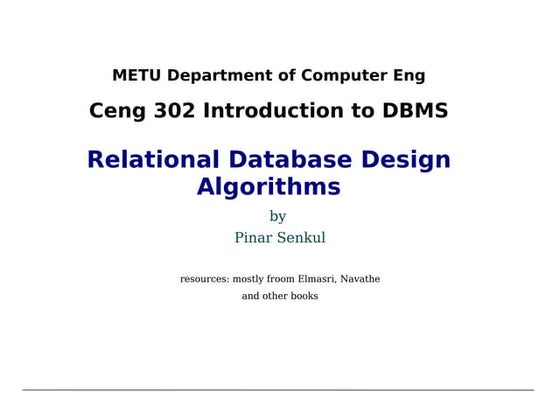 Decomposition methods in DBMS | PPTX