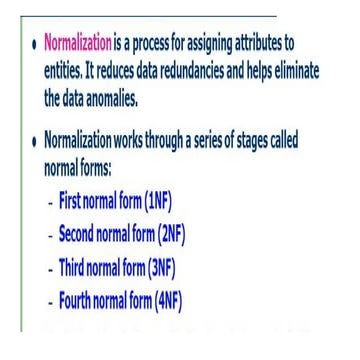 NORMALIZATION PRESENTATION FOR 4THE SEMESTER SE | PPTX