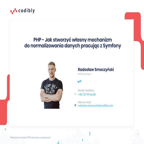 PHP - Normalizowanie danych - Symfony | PPT