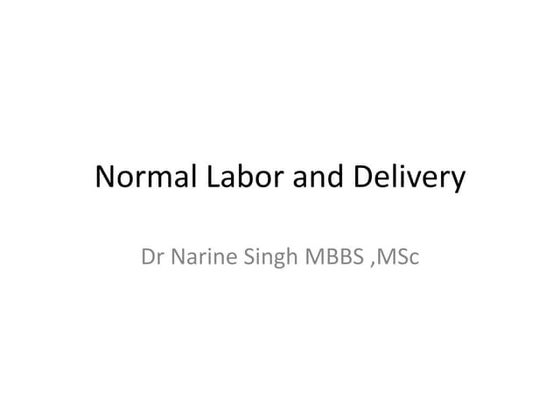 Labor and delivery | PPT