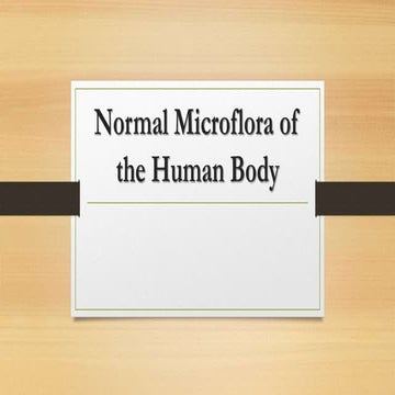 Normal Microflora of the Human Body- microbiology.pptx