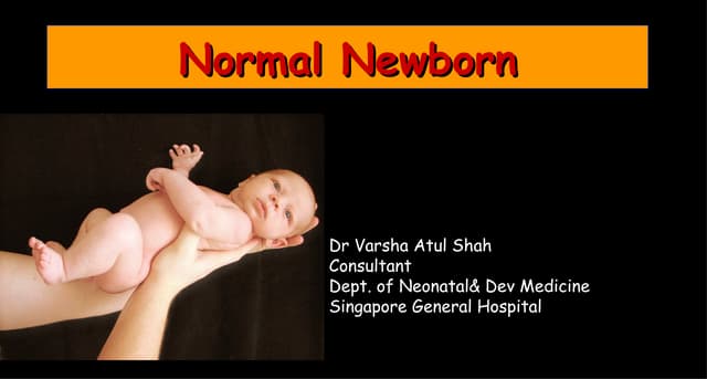 Newborn Health Assessment Ppt