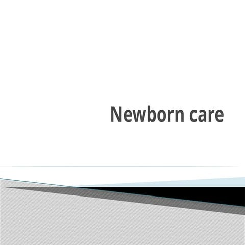 Normal Newborn Assessment ppt. This ppt is about newborn assessment | PPTX