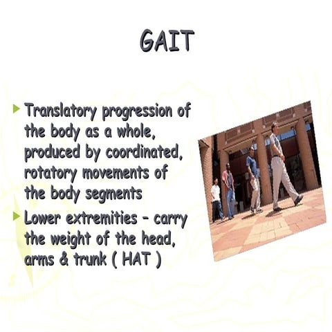 Normal and pathological gait | PPT