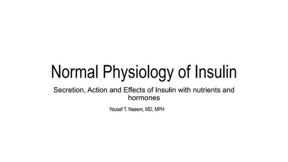 INSULIN | PPT
