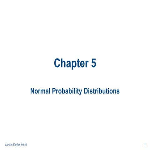 Normal Probability Distributions. ppt | PPT