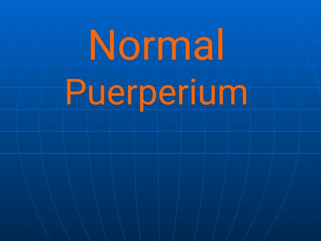 Postnatal Care and Counselling | PPTX