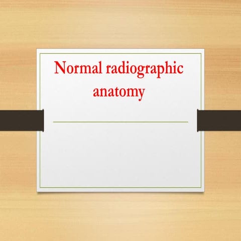 Normal radiographic anatomy in a human.pdf | Free Download