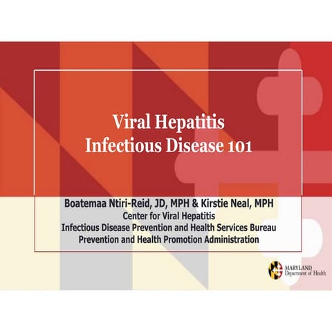 Viral Hepatitis 101 | PPTX | Infectious Diseases | Diseases and Conditions