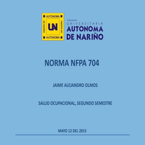 Rombo nfpa 704 | PDF