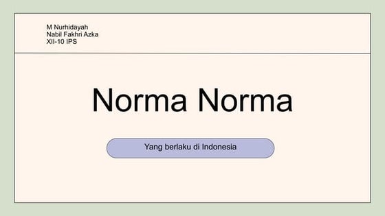 Ppt pkn bab 2 norma | PPTX
