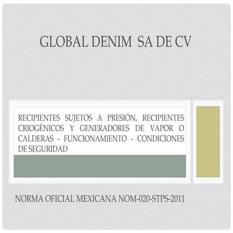 NORMA Oficial Mexicana NOM-020-STPS-2011.pptx