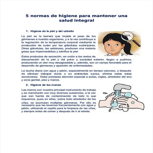 Normas de-higiene-para-mantener-una-salud-integral compress | PDF