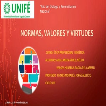 Normas, valores y virtudes | PPTX