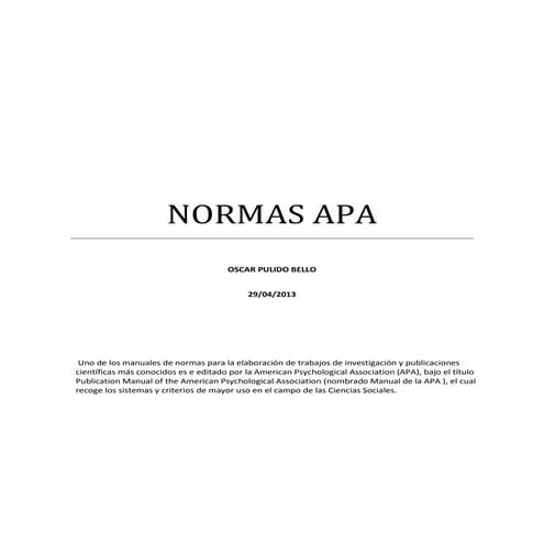 Normas APA 7ma Edición | PDF