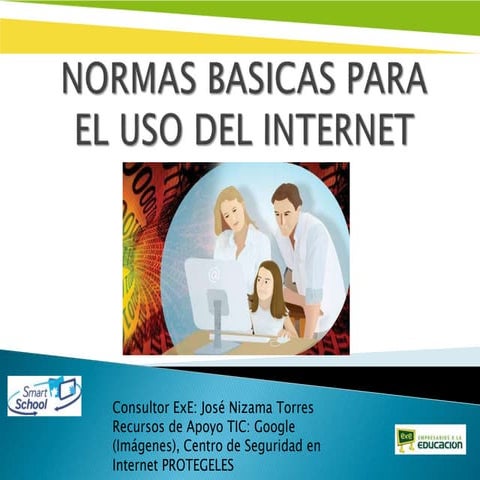 Normas básicas para uso de internet | PPTX