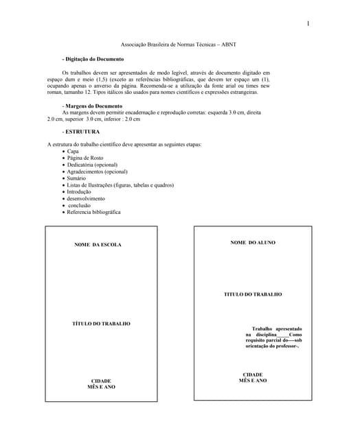 Normas Abnt Configurando Um Modelo Word Para O Padrão Abnt Diego