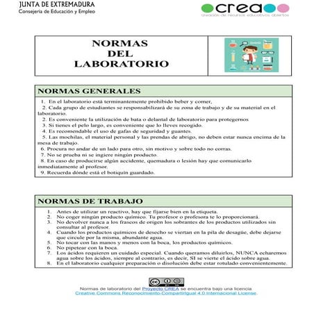 Normas Y Reglamentos De Laboratorio