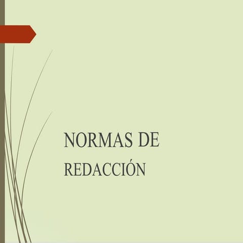 PRESENTACIÓN SOBRE REDACCIÓN aprende a escribir | PPTX