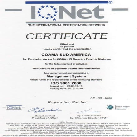 COAMA iqnet certificate | PDF | Information and Network Security ...