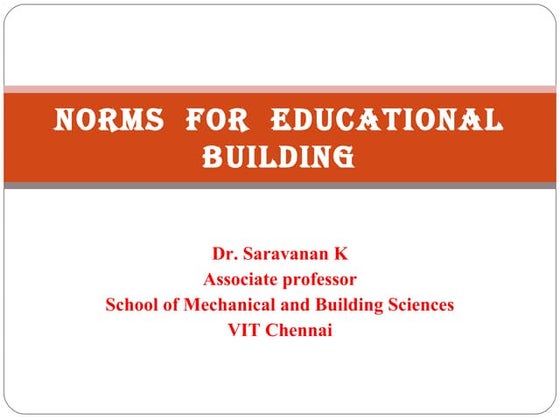 School Building norms | PPT