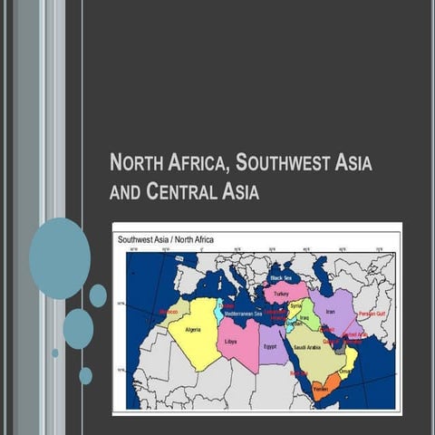Central Asia North Africa Map
