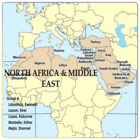 North africa & middle east(final) | PPTX