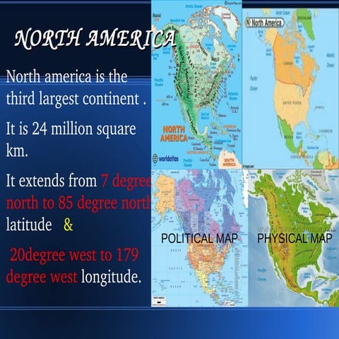 North America Physical Features Map North America | PPT