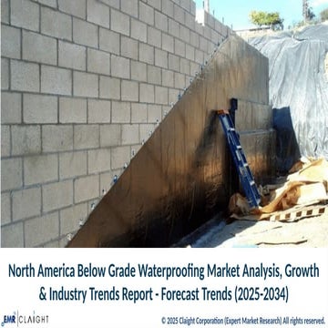 North America Below Grade Waterproofing Market Size, Share, Trends ...