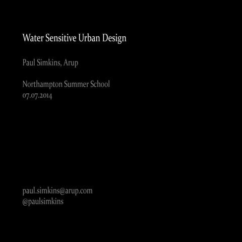 Waterside conference - Paul Simkins | PPT