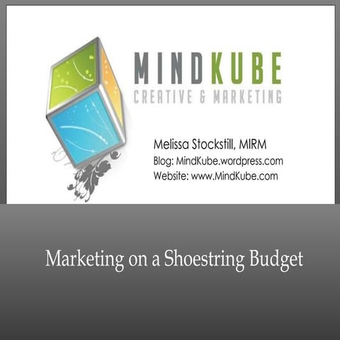 North Brevard Marketing On Shoestring | PPT
