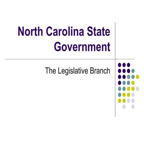 North carolina branches_of_government | PPT