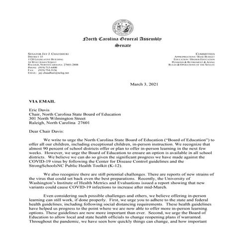 March 2021 COVID resolution | PDF