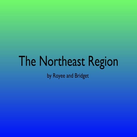 Northeast Region | PPT