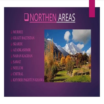 Northern areas | PPTX
