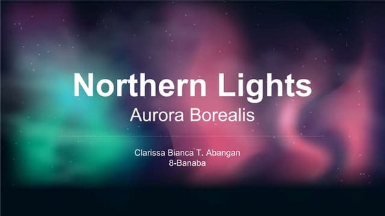 Northern lights | PPTX