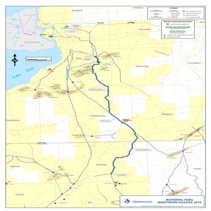 National Fuel Gas' Northern Access Project Overview Map | PDF