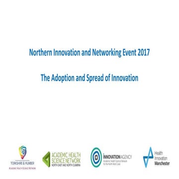 Northern innovation and networking event 2017 | PPTX